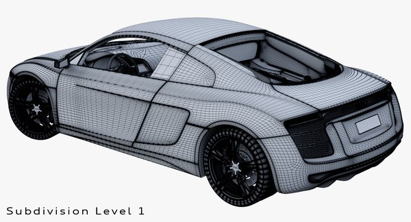 Concept audi r10 3D - TurboSquid 1253438