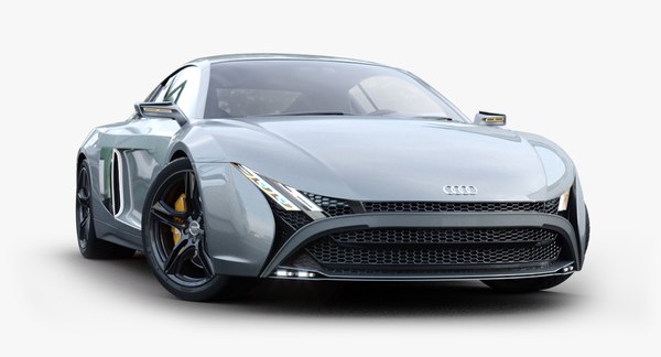 Concept audi r10 3D - TurboSquid 1253438