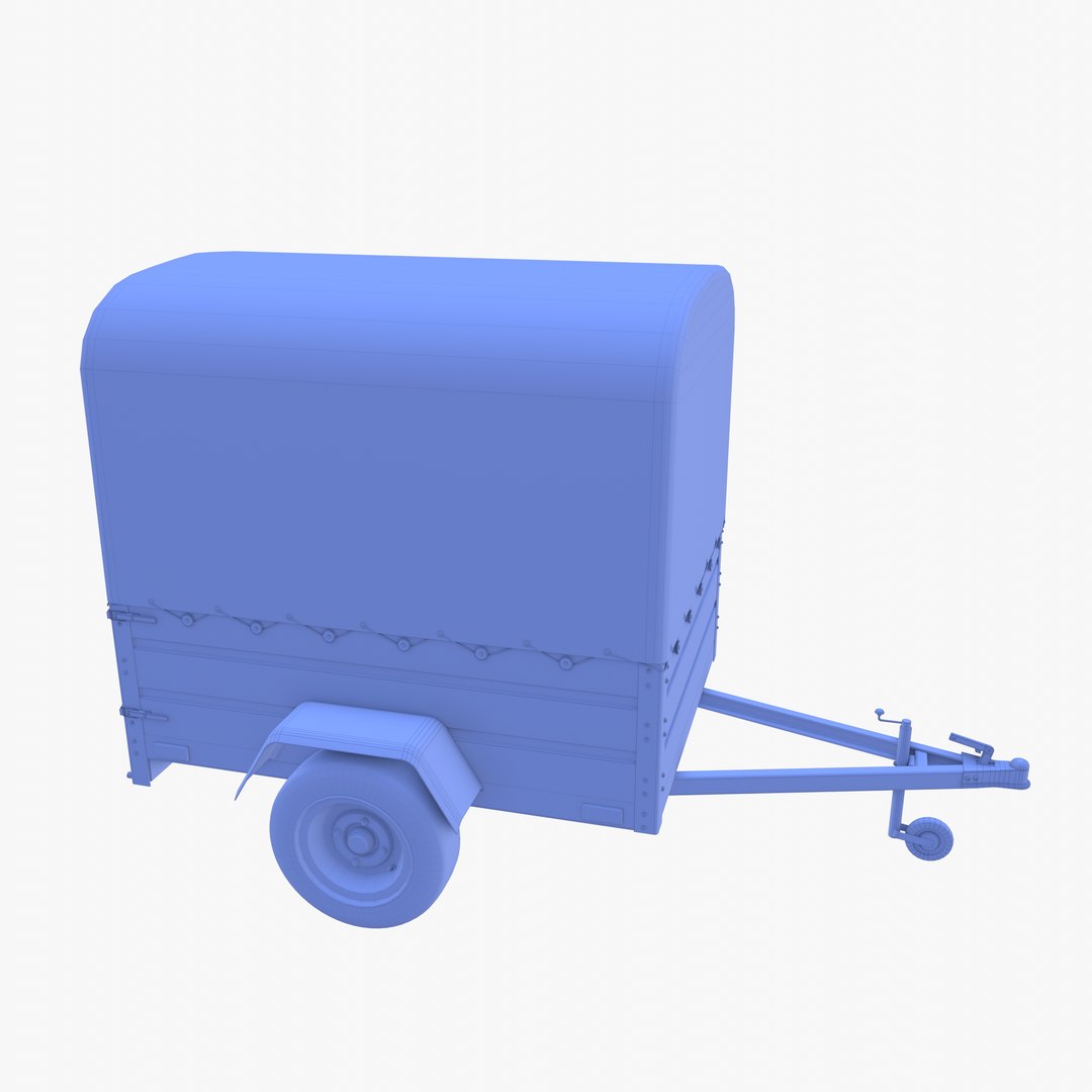 Cargo Trailer V1 3D Model - TurboSquid 2089575