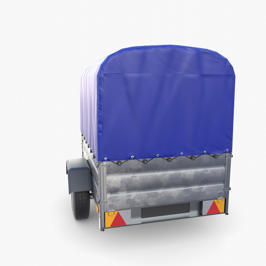 Cargo Trailer V1 3D Model - TurboSquid 2089575