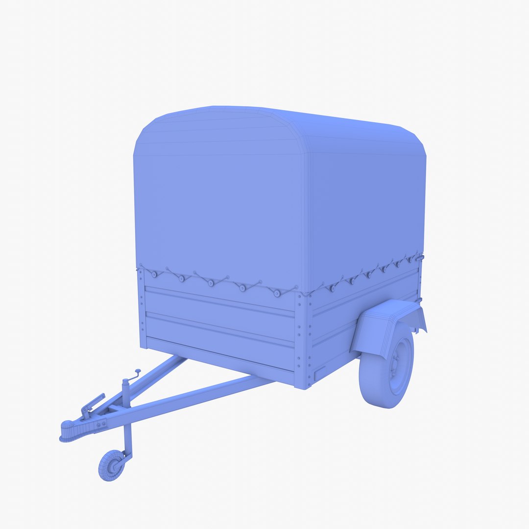 Cargo Trailer V1 3D Model - TurboSquid 2089575
