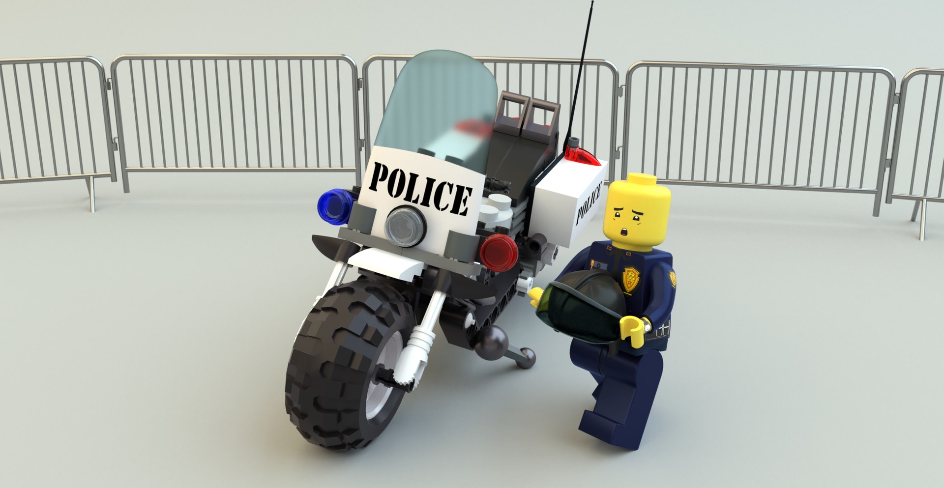 Lego Officer Police Model - TurboSquid 1337304