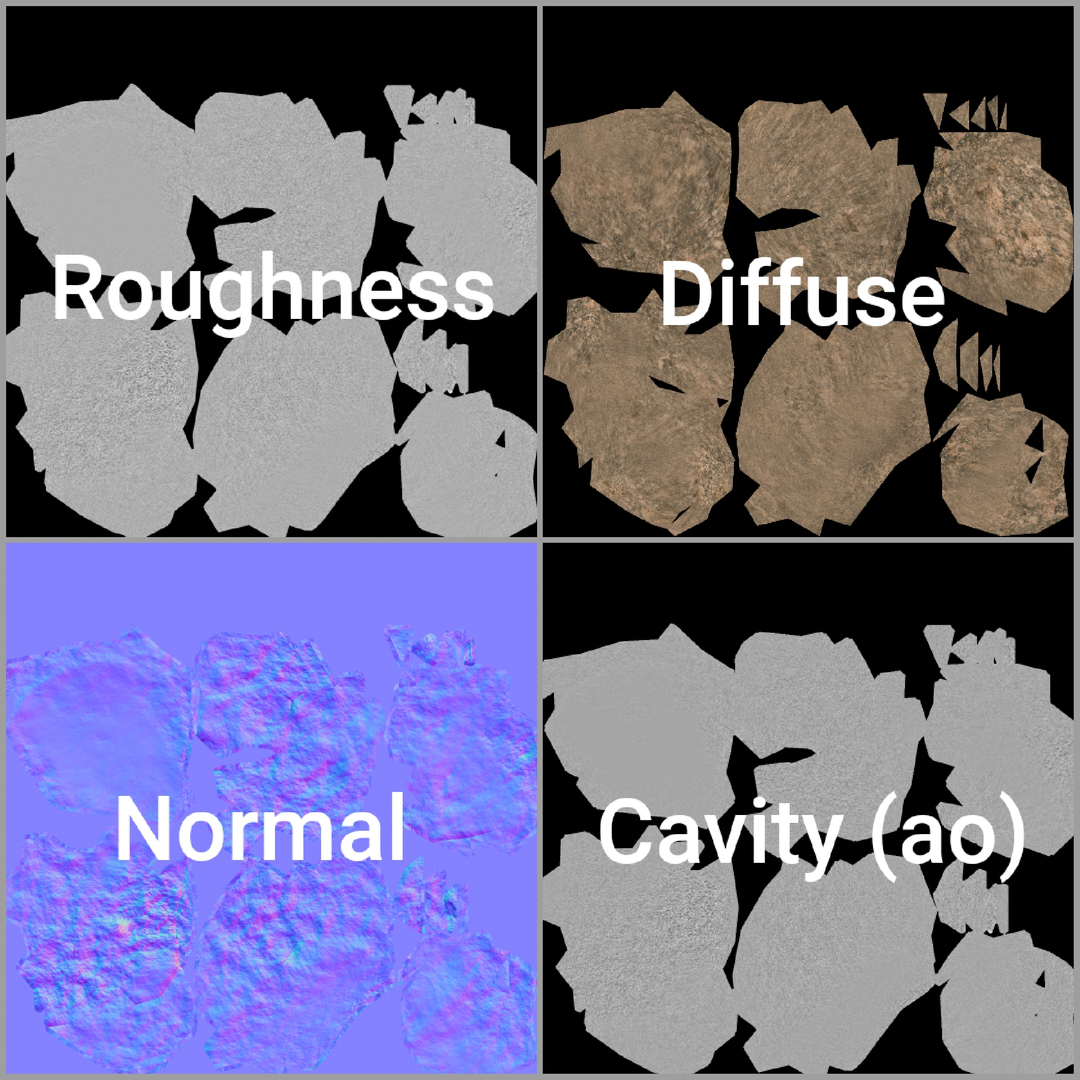 modelo 3d Modelo de roca listo para el juego gratis - TurboSquid 2111222