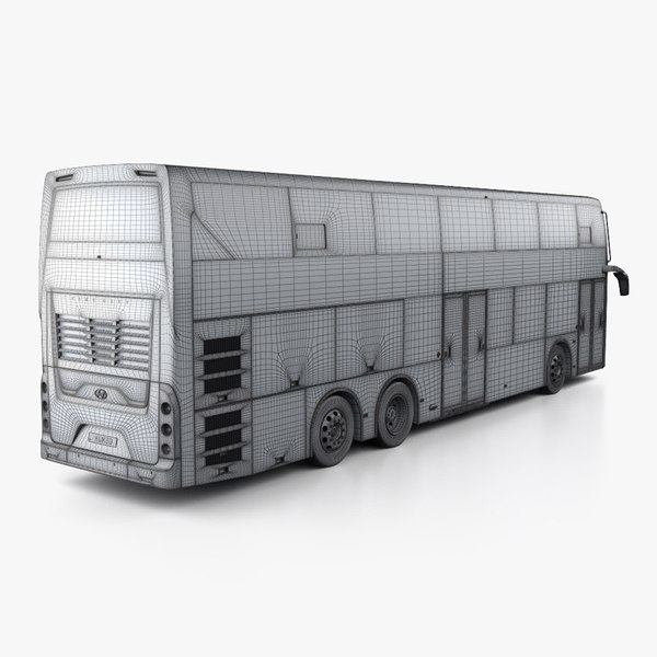 modelo 3d Hyundai Elec City Double-Decker Bus 2021 - TurboSquid 1886296