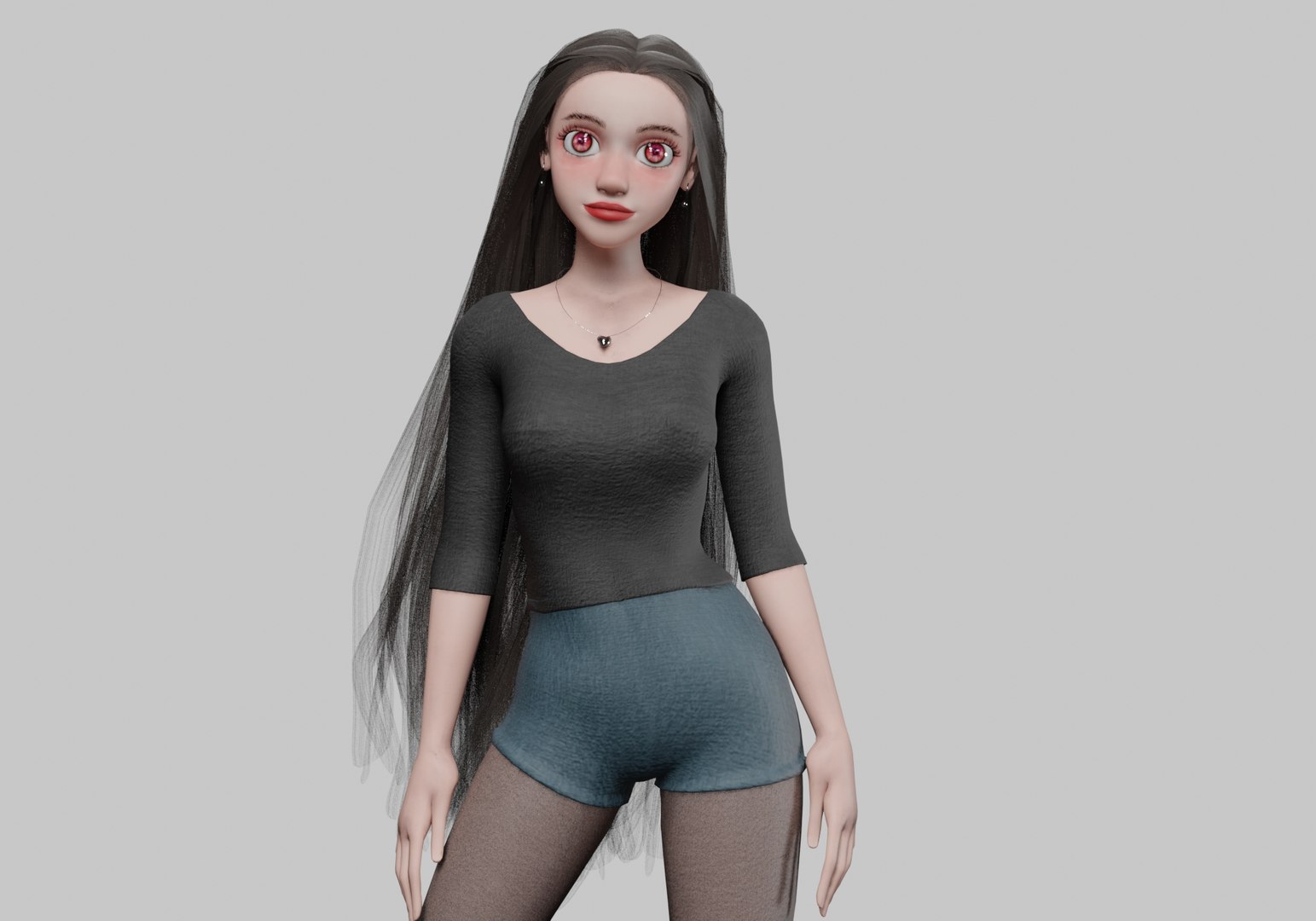 Sweet Cute Woman V32000 3D - TurboSquid 2268239