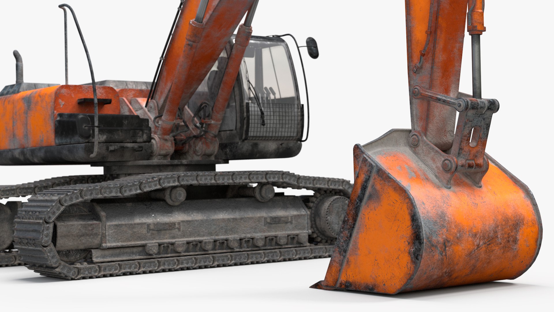Excavator 8K PBR Textures 3D - TurboSquid 2095974