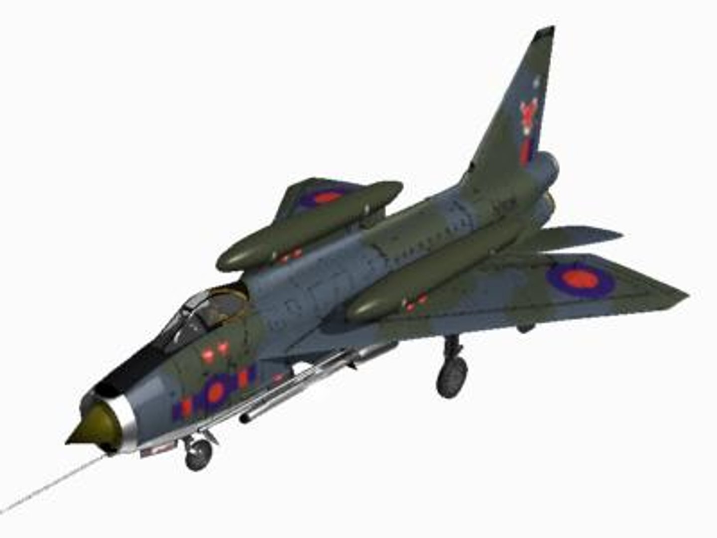 English Electric Lightning F6 3d C4d