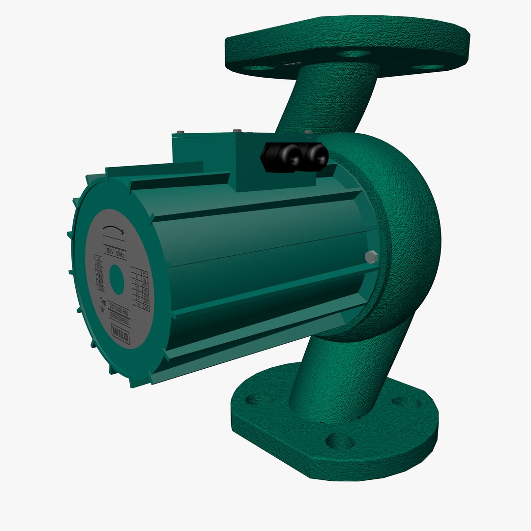 Circulation pump Wilo DOS 3D model - TurboSquid 1996656