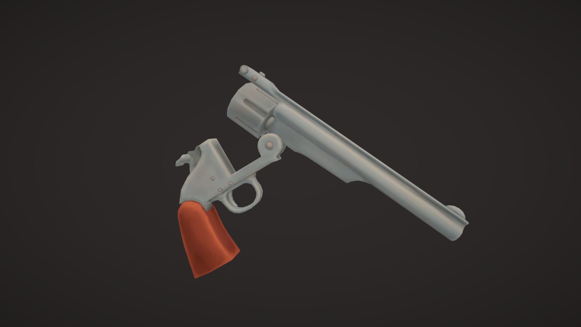 Style World - Wild West Revolver - Rigged Animated 3D Model ...
