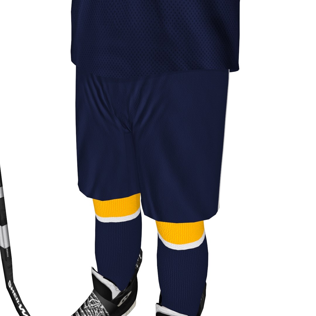3d Hockey Player Model
