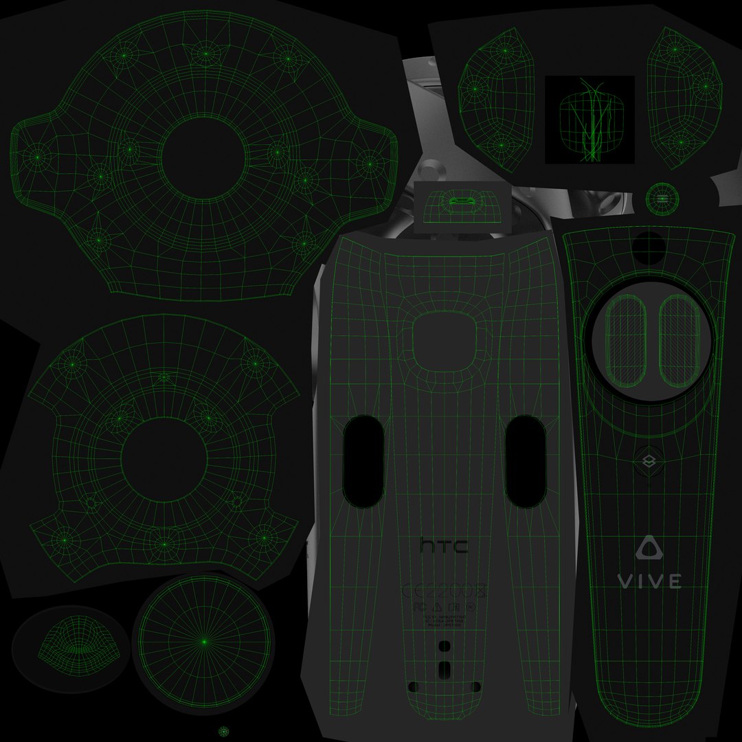 Low-poly Htc Vive Controller 3D Model - TurboSquid 1278512