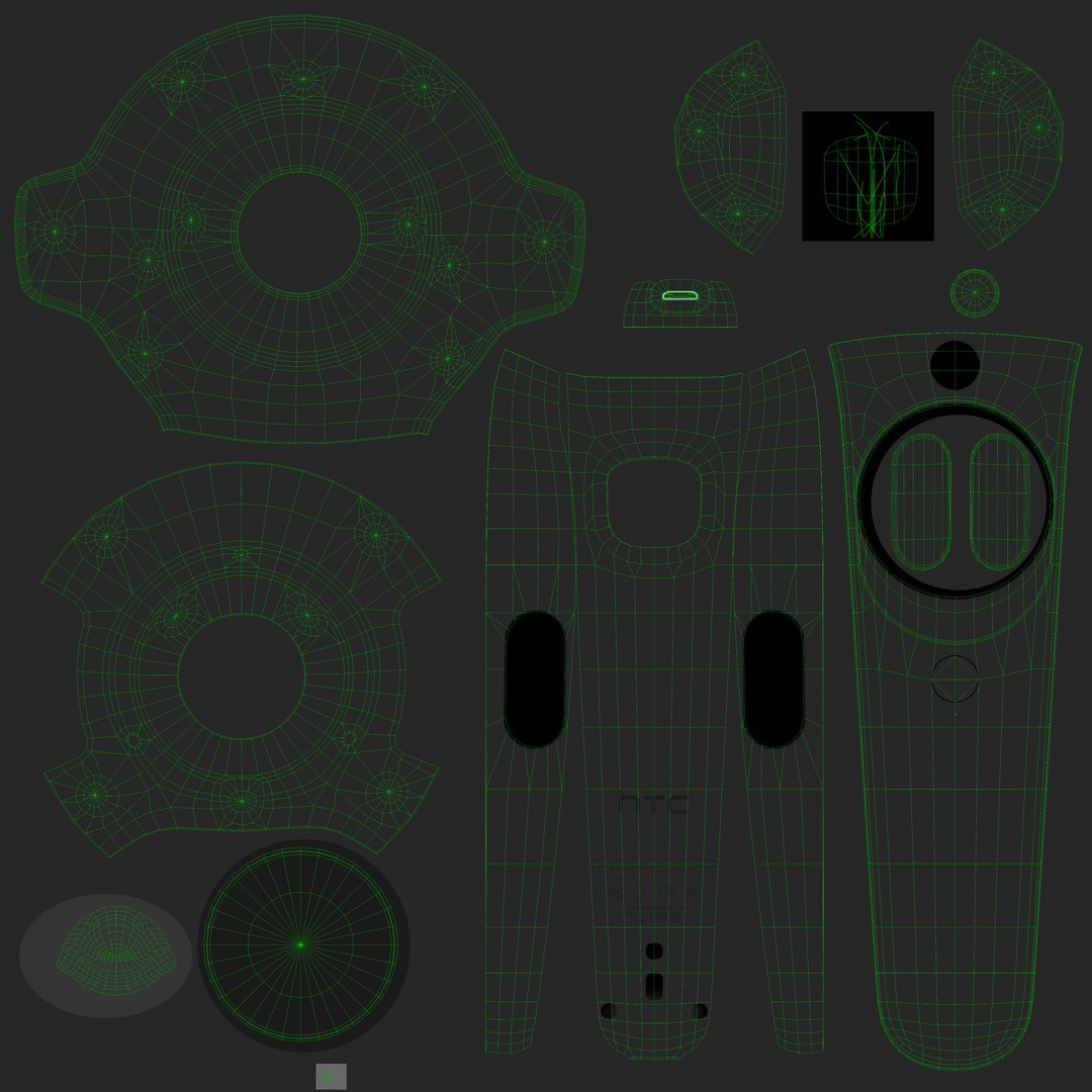 Low-poly Htc Vive Controller 3D Model - TurboSquid 1278512