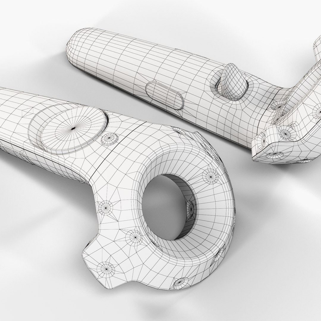 Low-poly Htc Vive Controller 3D Model - TurboSquid 1278512