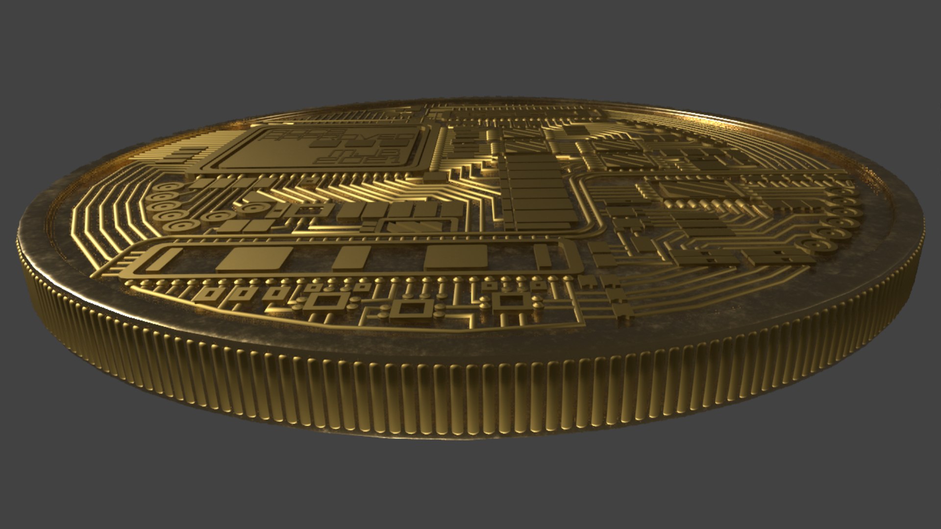 3D Bitcoin - Cryptocurrency - TurboSquid 1728796