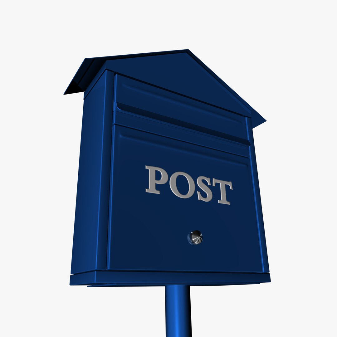 3D post box - TurboSquid 1362611