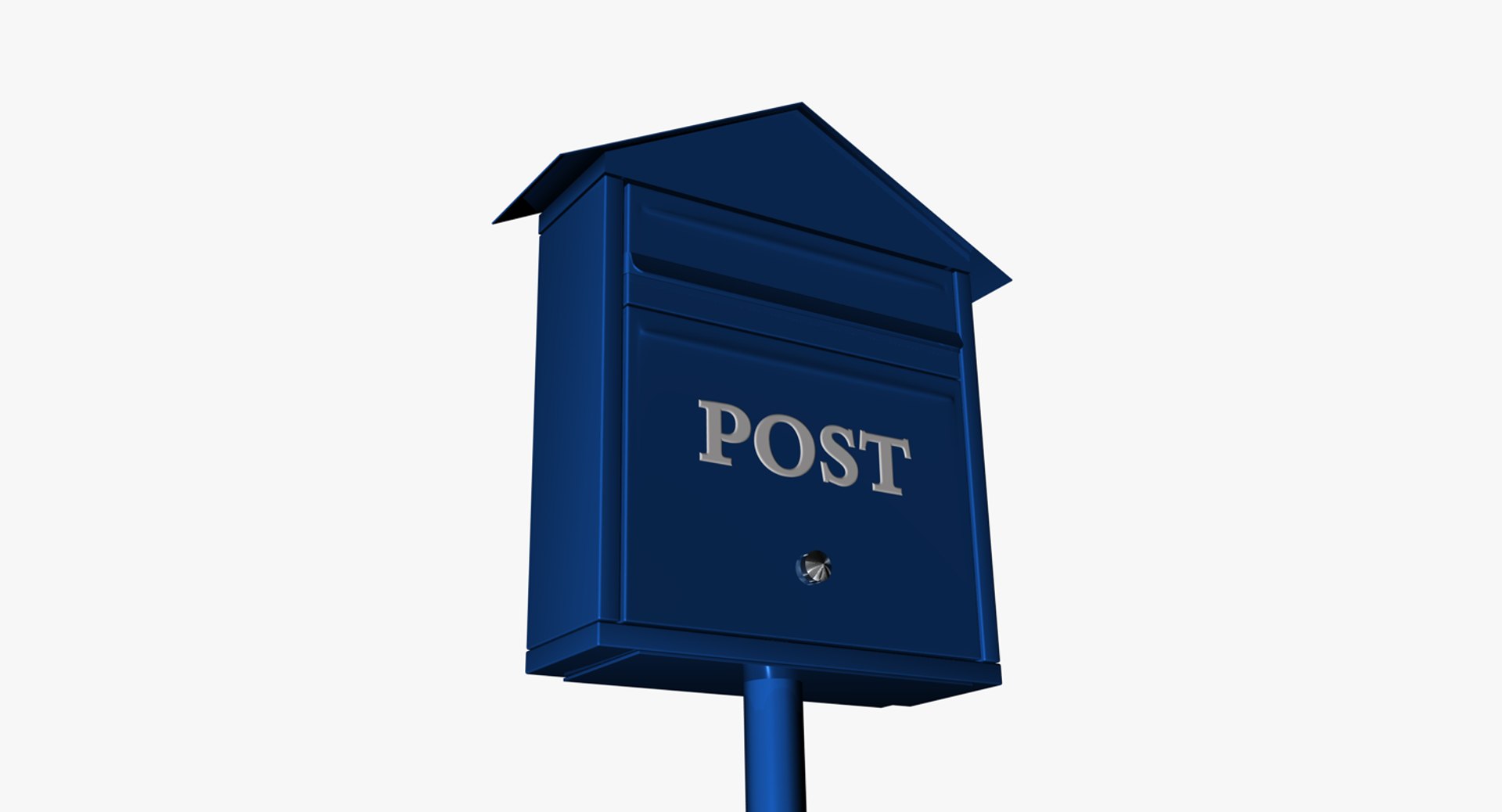 3D post box - TurboSquid 1362611