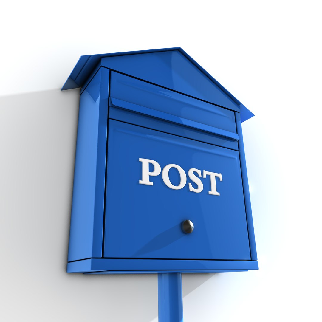 3D post box - TurboSquid 1362611