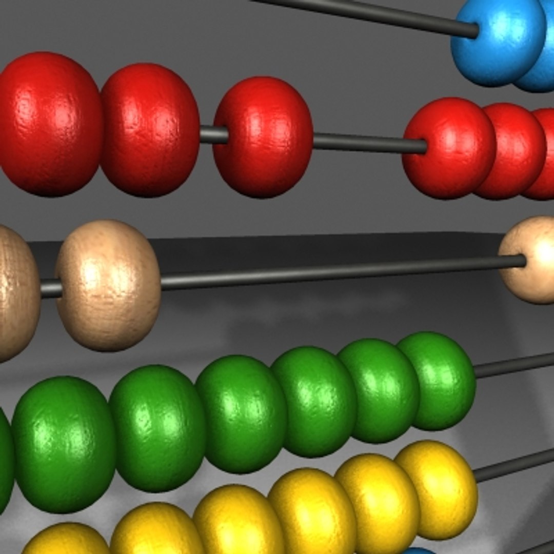 3d model of abacus