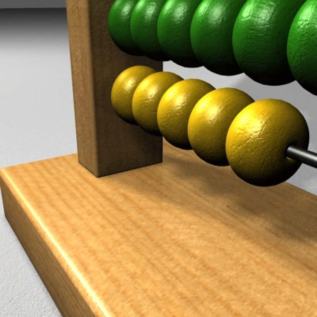 3d model of abacus