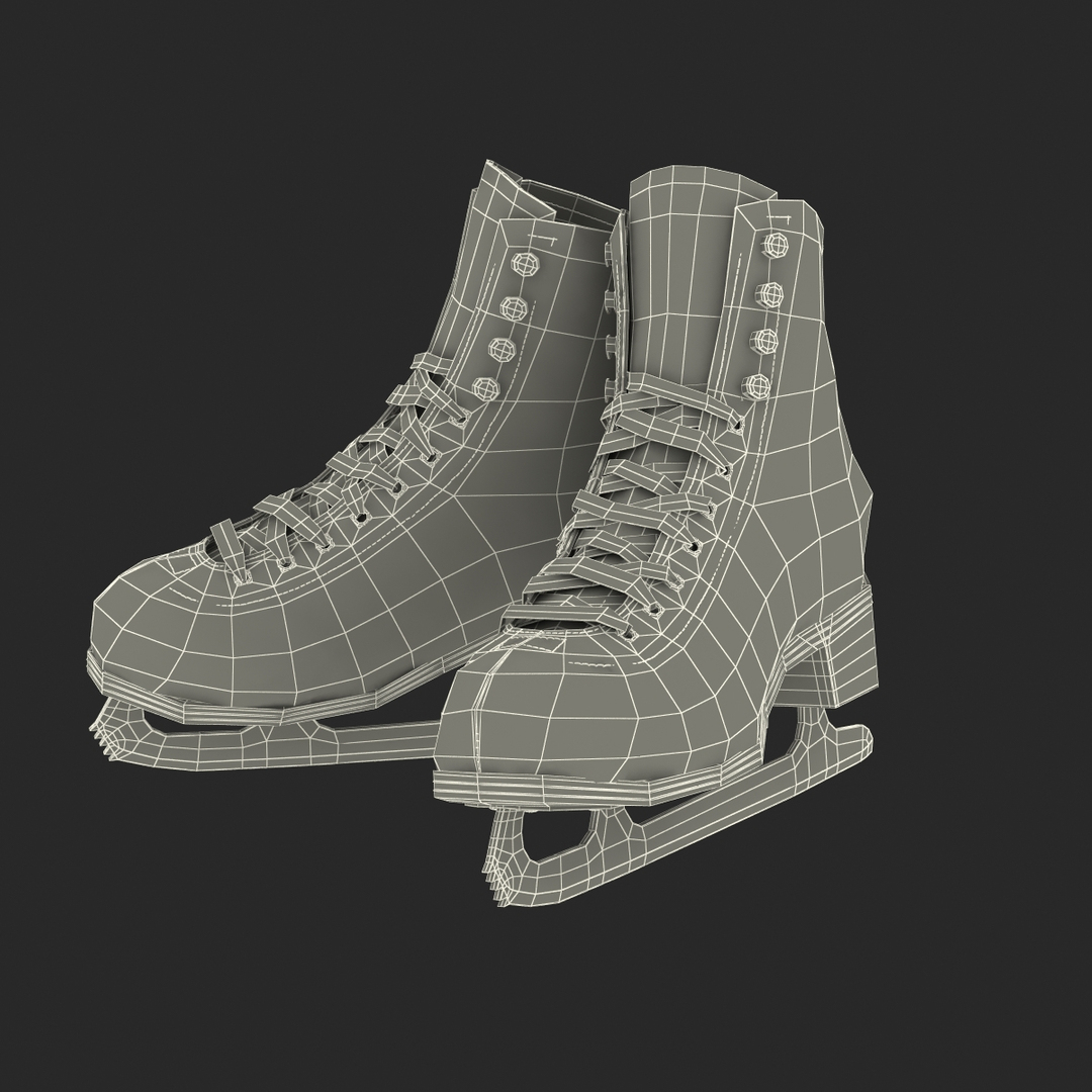 3d Model Of Ice Skates