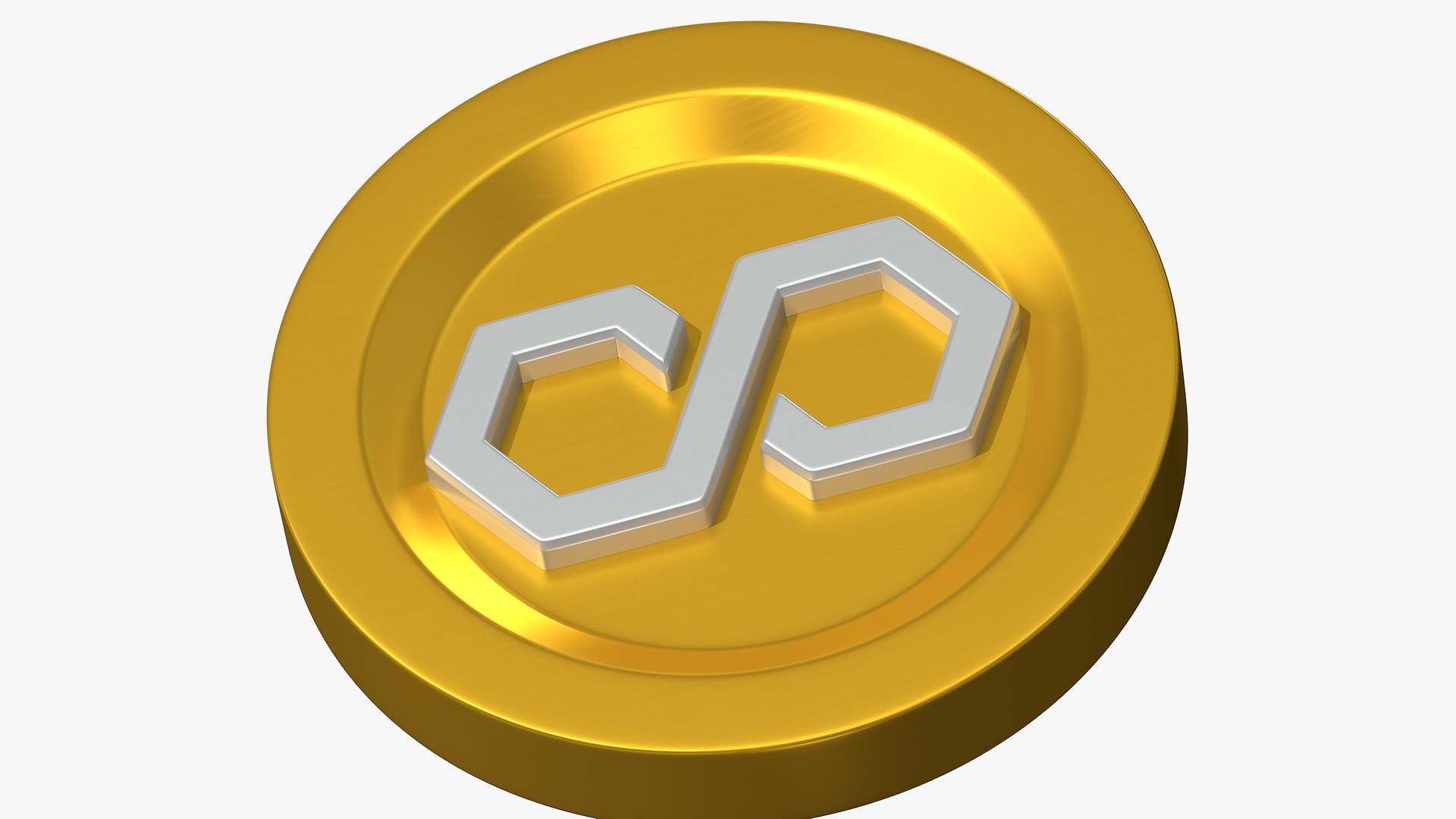 3D Crypto Coin Polygon Matic Model - TurboSquid 2163886