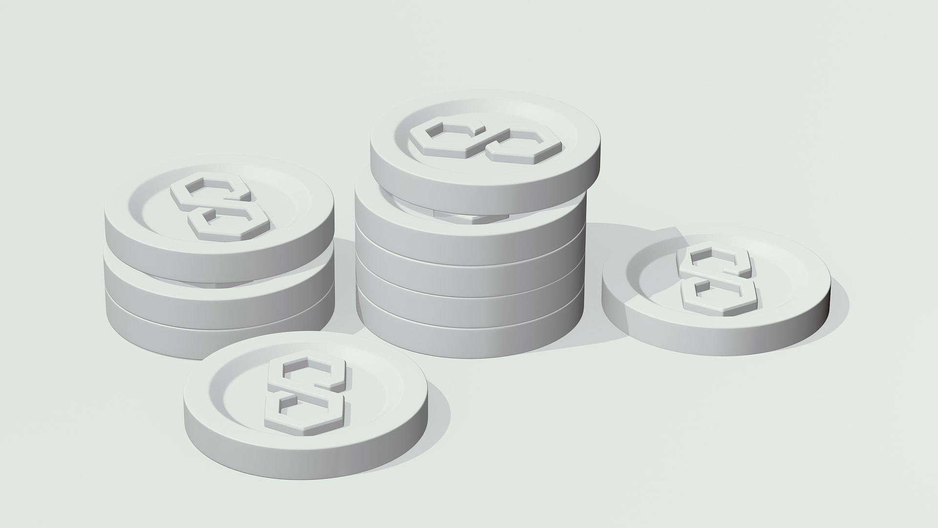 3D Crypto Coin Polygon Matic Model - TurboSquid 2163886