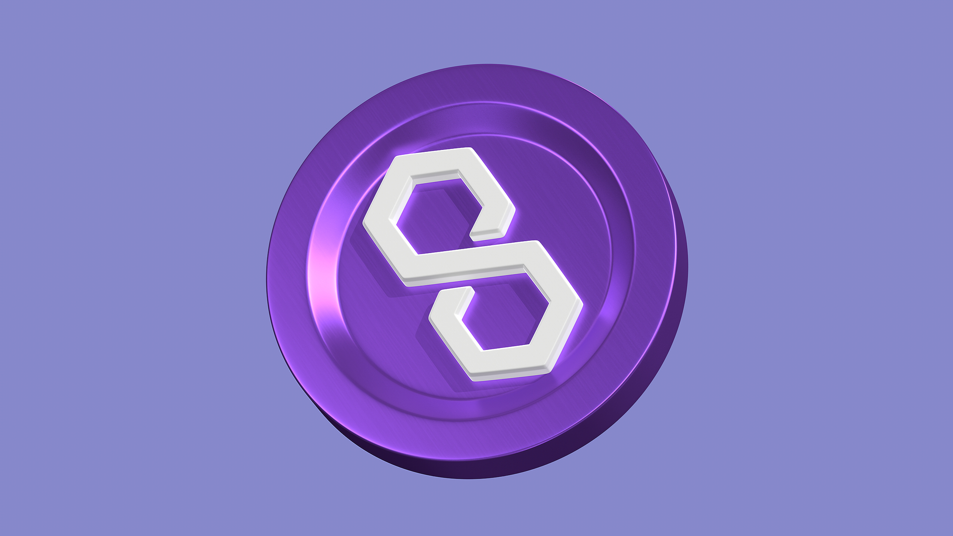 3D Crypto Coin Polygon Matic Model - TurboSquid 2163886