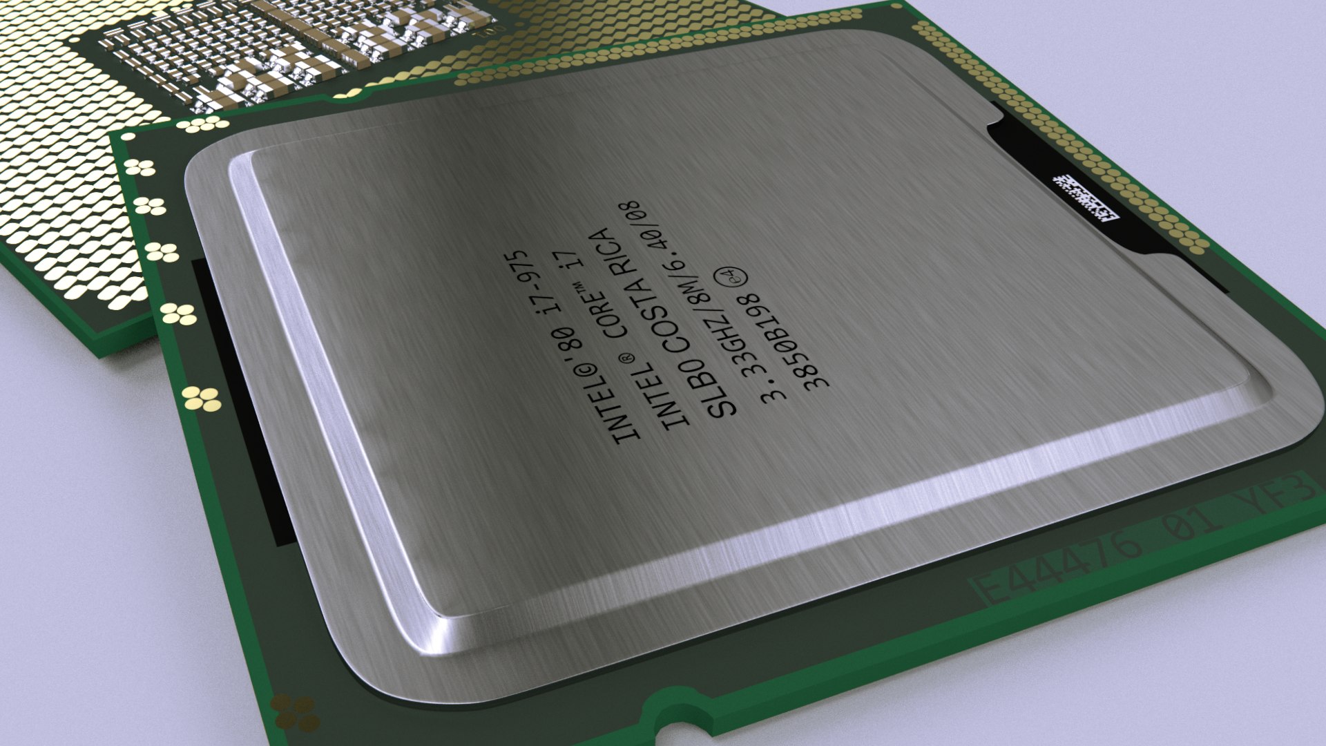 3d model intel core i7-975