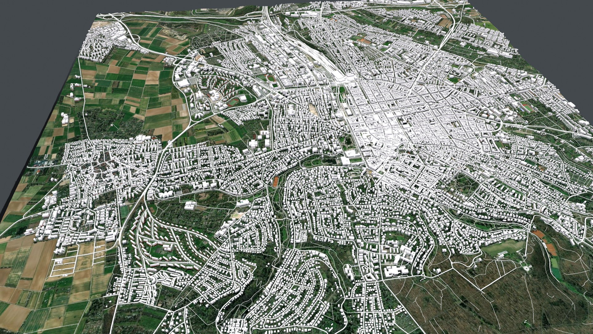 Cityscape Wiesbaden Germany 3D Model - TurboSquid 1892896