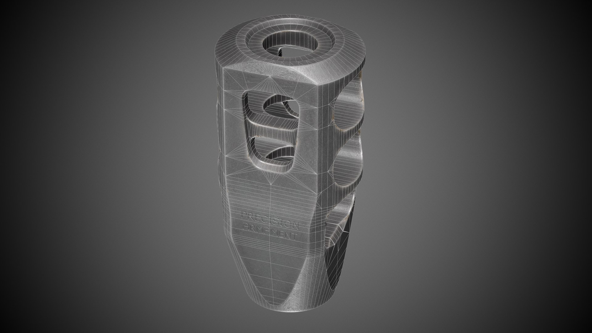 Precision Armament M11 Severe-Duty Muzzle Brake Model - TurboSquid 2199634