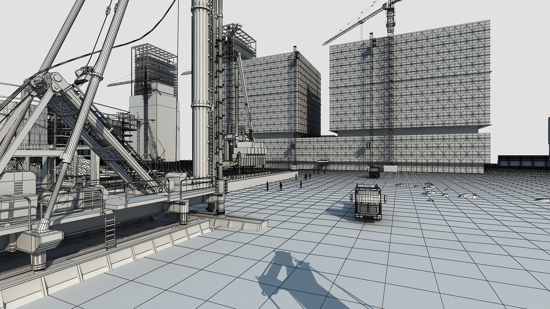 3D Model Construction Site - TurboSquid 2086942