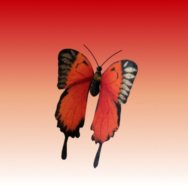 butterfly 3d max