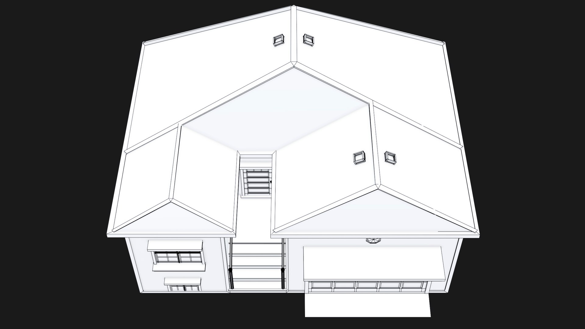 3D House 02 All PBR Unity UE Textures Included - TurboSquid 2049245