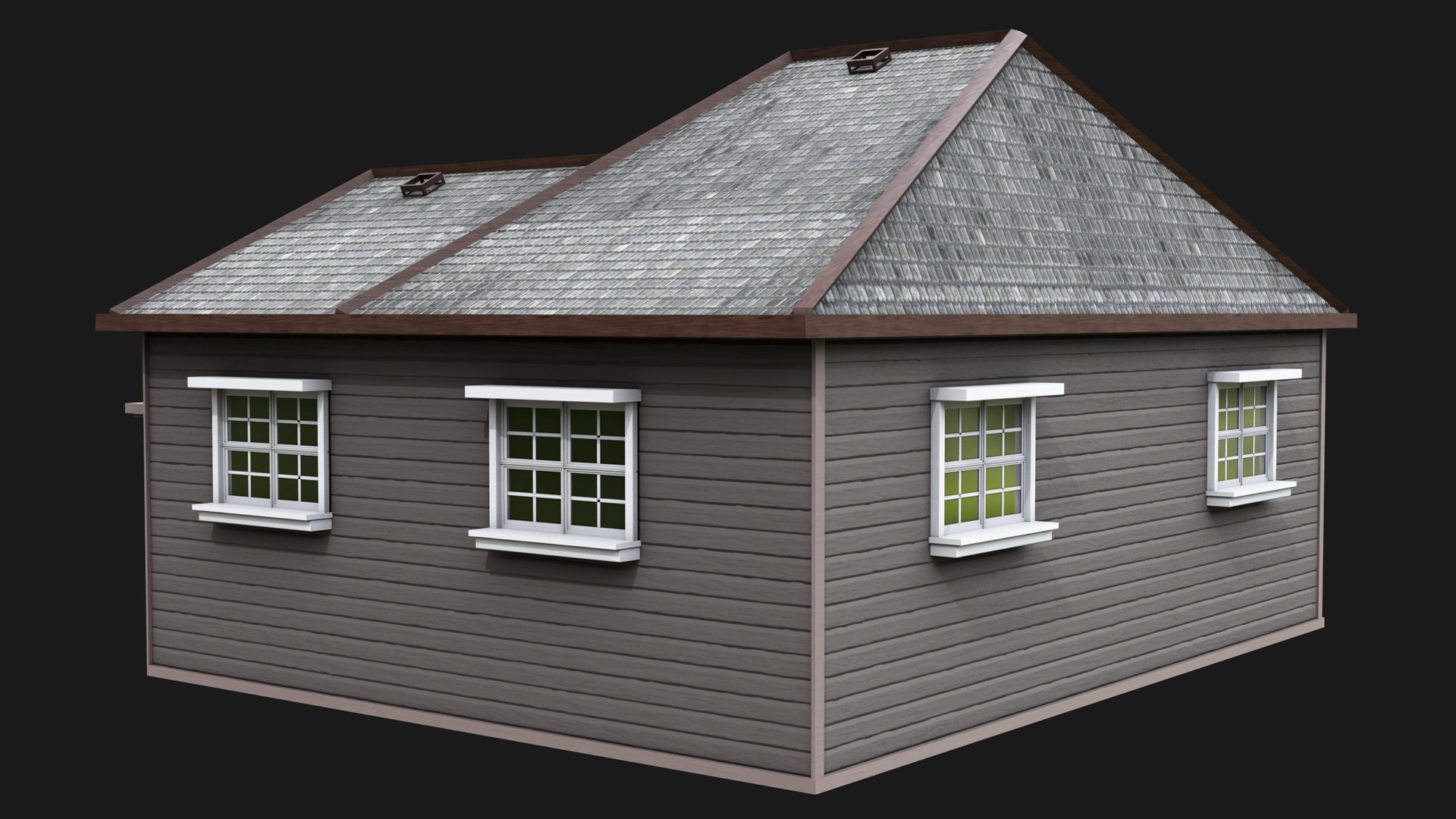 3D House 02 All PBR Unity UE Textures Included - TurboSquid 2049245