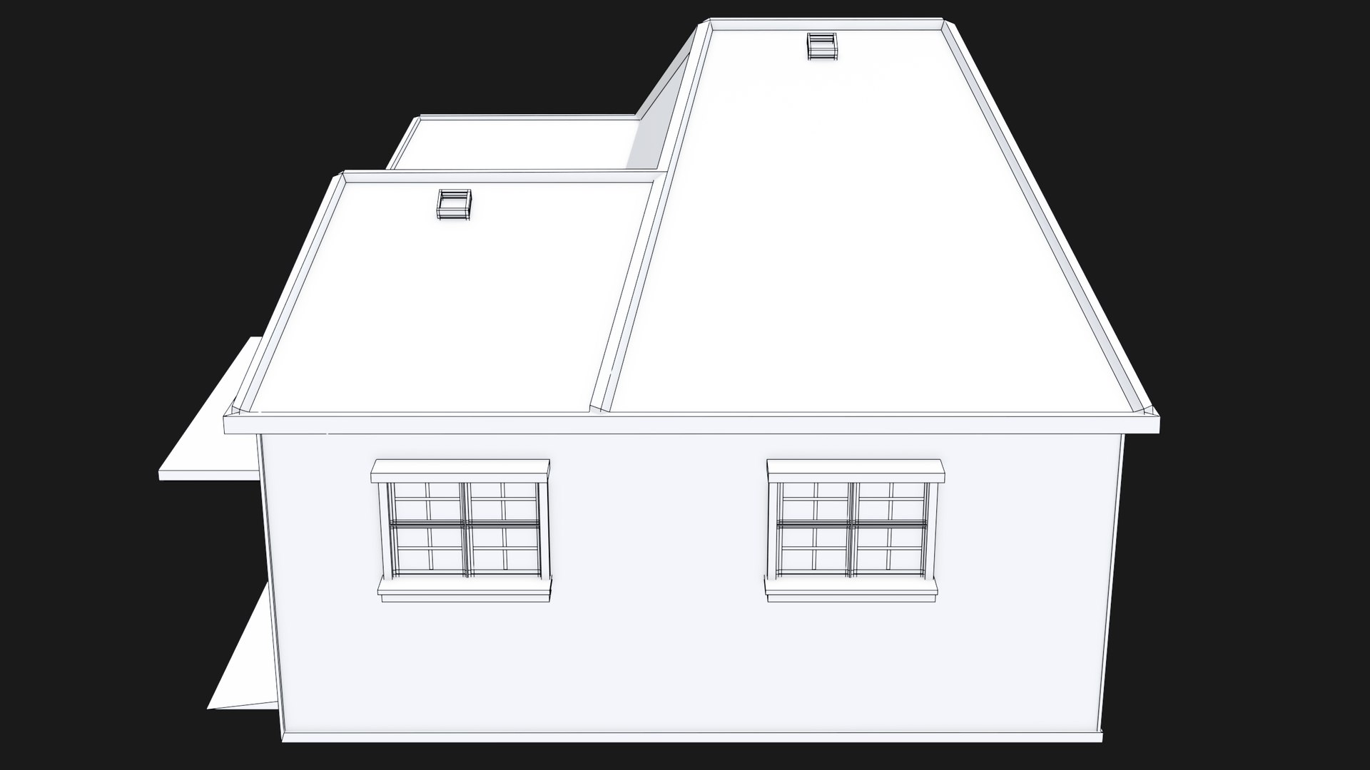 3D House 02 All PBR Unity UE Textures Included - TurboSquid 2049245