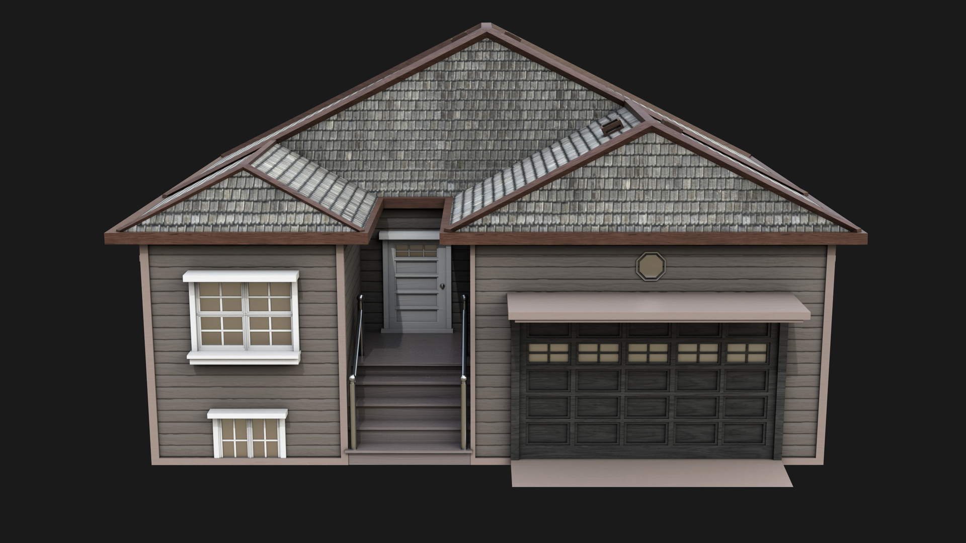 3D House 02 All PBR Unity UE Textures Included - TurboSquid 2049245