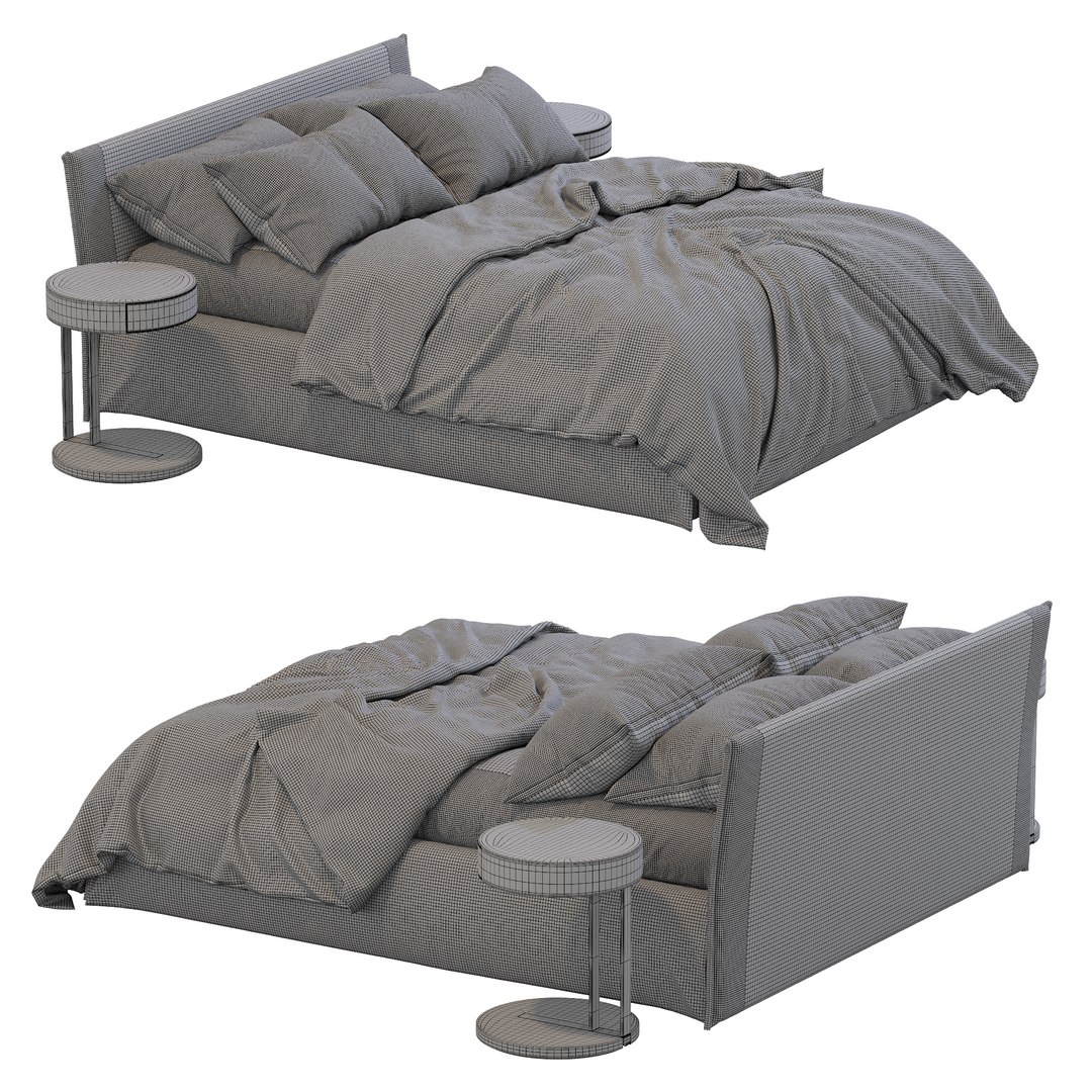 3D model Bed Fox By Meridiani - TurboSquid 1721469