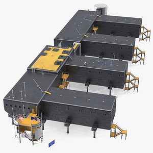 3D Halley VI Research Antarctic Station Model - TurboSquid 2123586