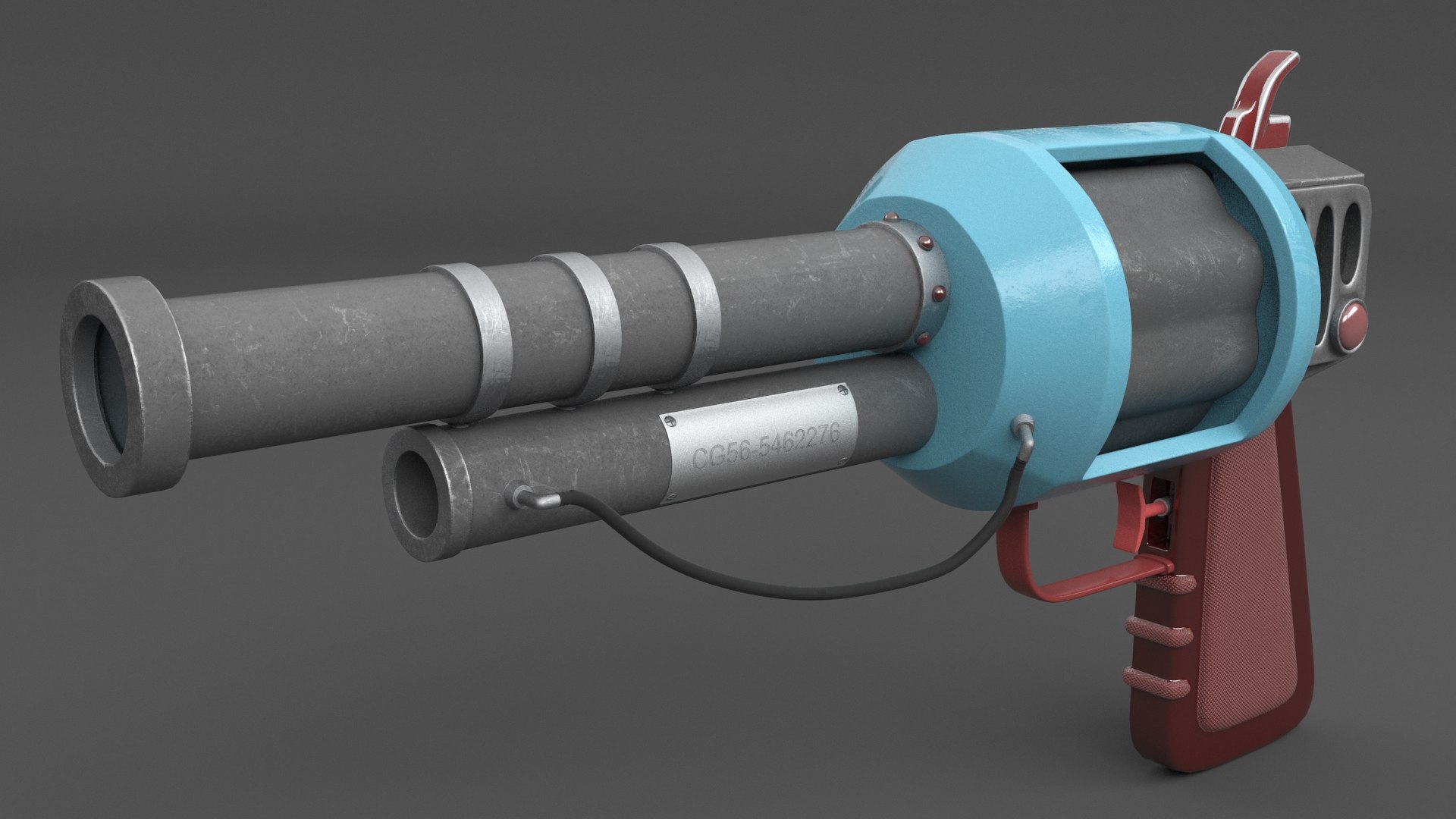 Cartoon gun model - TurboSquid 1641201
