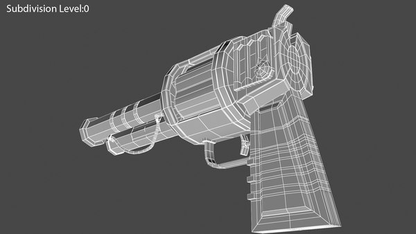 Cartoon gun model - TurboSquid 1641201