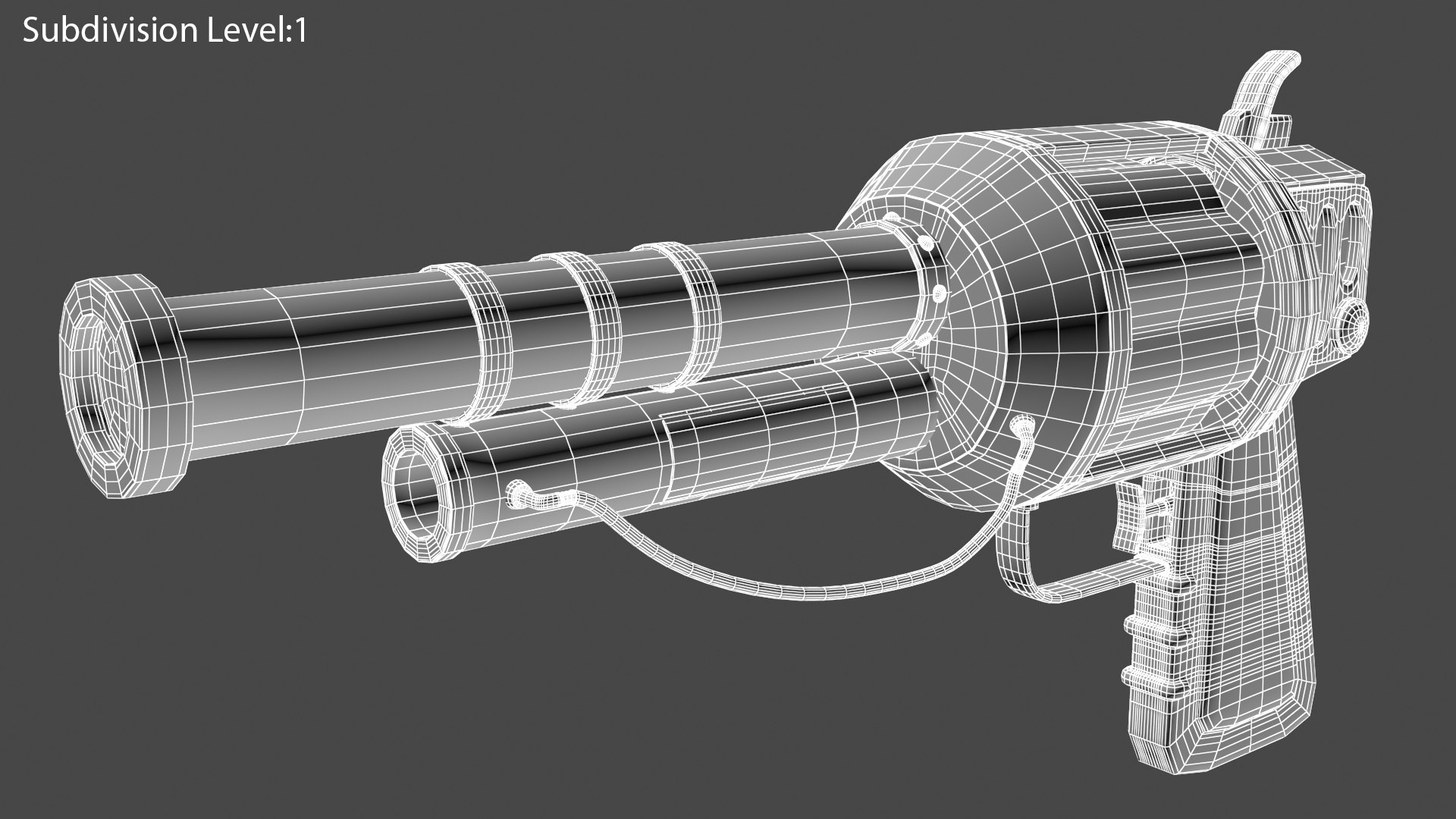 Cartoon gun model - TurboSquid 1641201