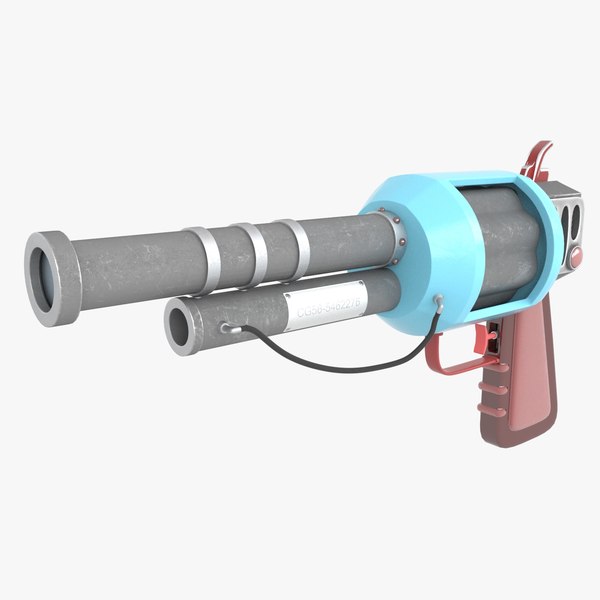 Cartoon gun model - TurboSquid 1641201