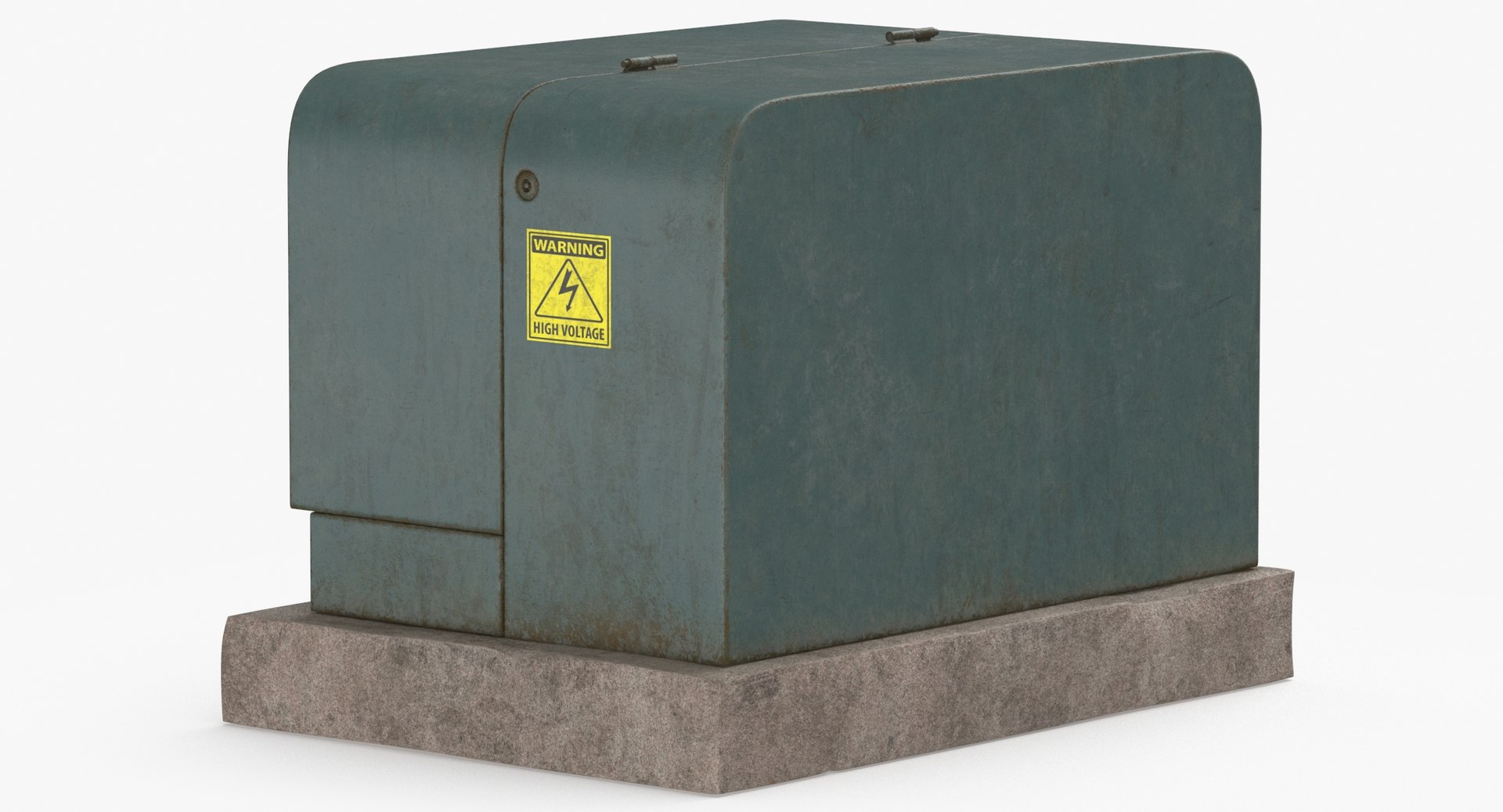 3D Electric Utility Box Clean and Dirty - TurboSquid 1861486