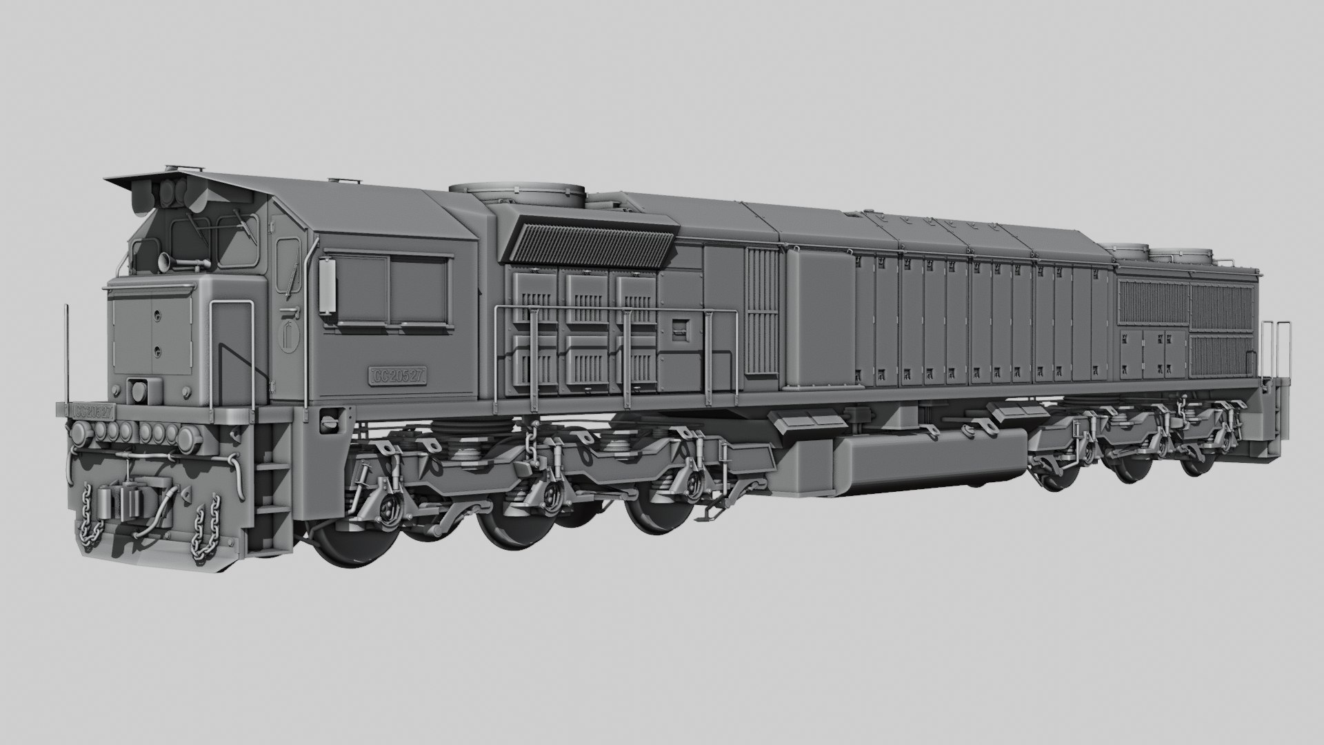 3D Model EMD GT38ACe Indonesian Locomotive - TurboSquid 2242091