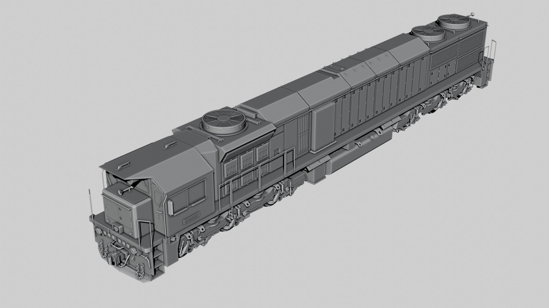 3D Model EMD GT38ACe Indonesian Locomotive - TurboSquid 2242091