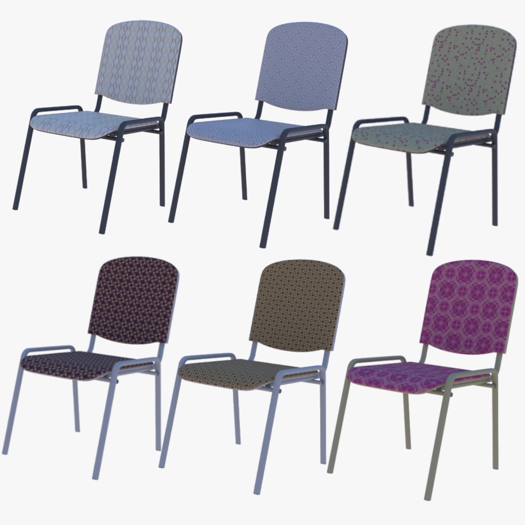 3D Model Conference Chairs PBR Collection - TurboSquid 2288714