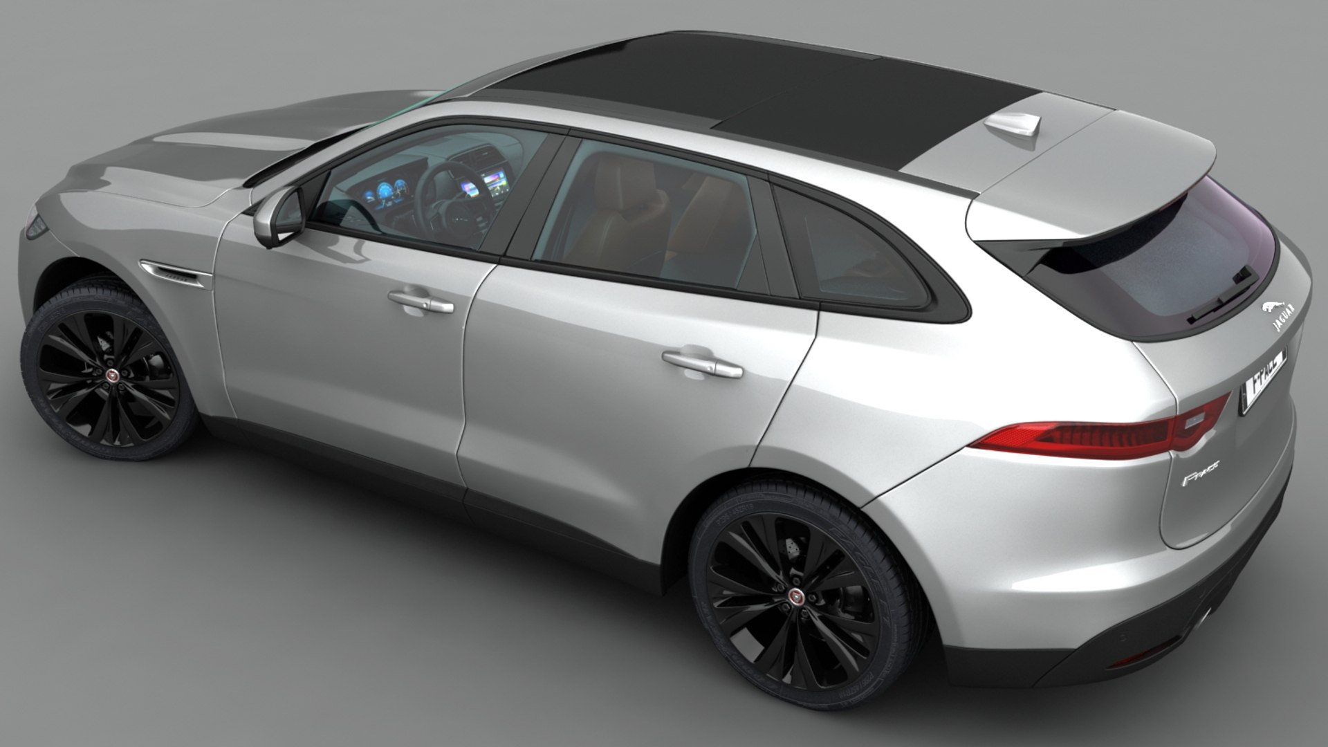 3D F-pace 2018 Interior - TurboSquid 1248125