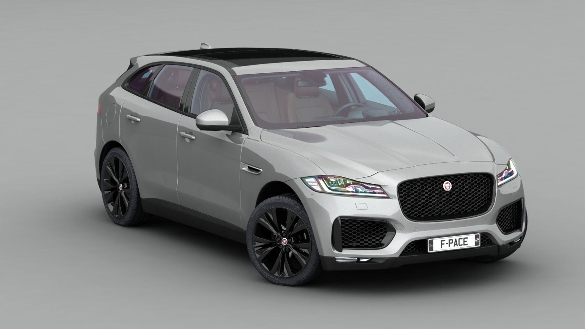 3D F-pace 2018 Interior - TurboSquid 1248125