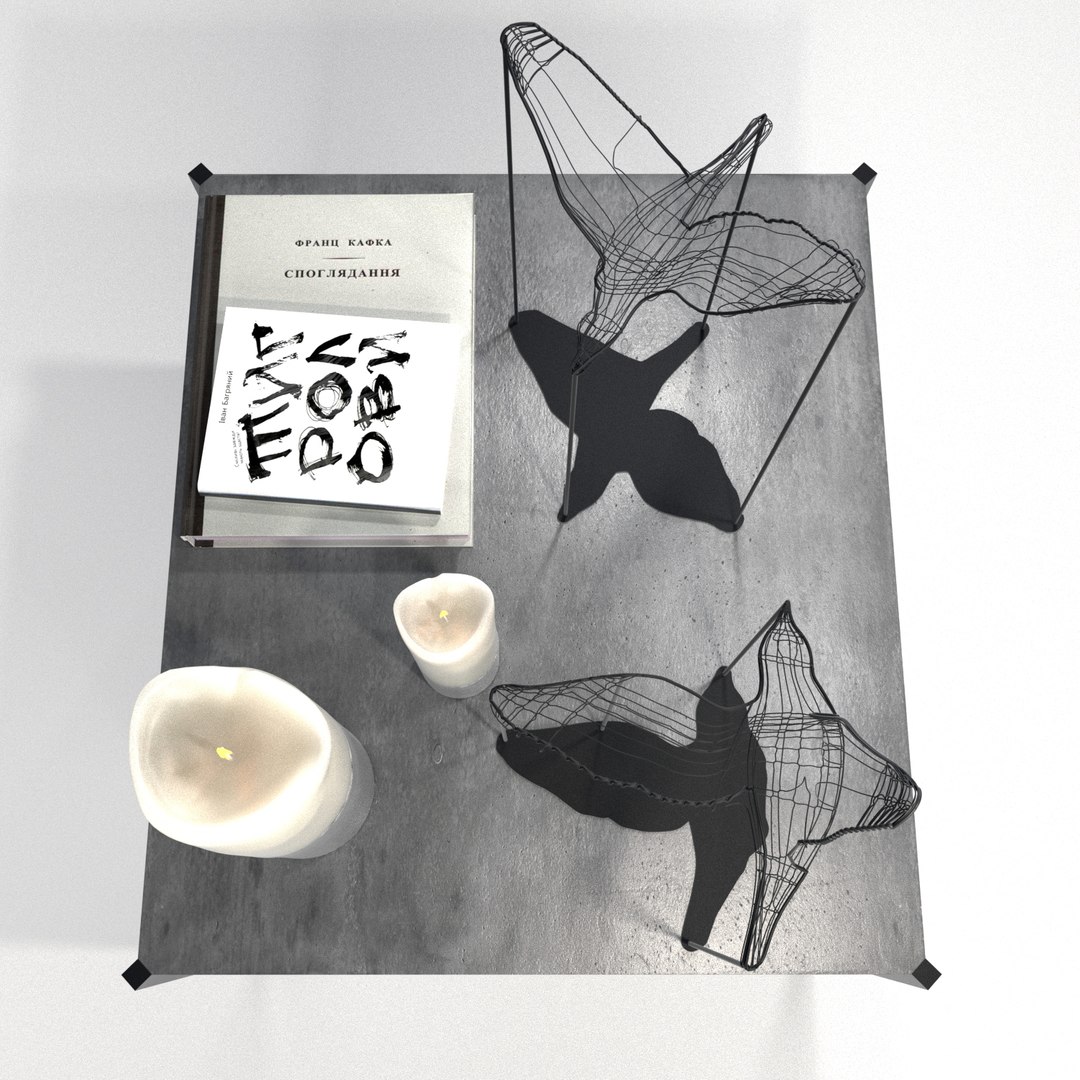 Free flight shadows decorative object 3D model - TurboSquid 1241798