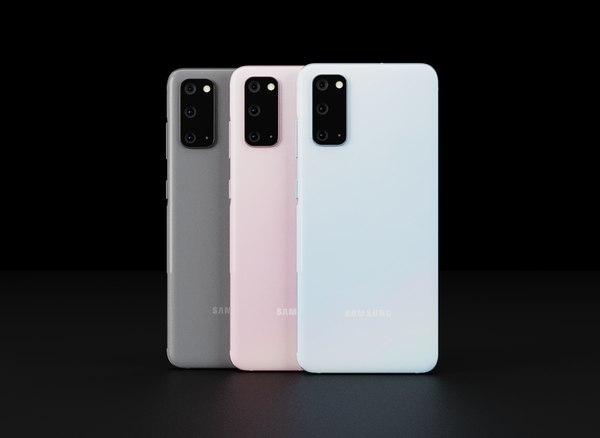 modelo 3d Colores oficiales de Samsung Galaxy S20 y S20 Plus y S20 ...